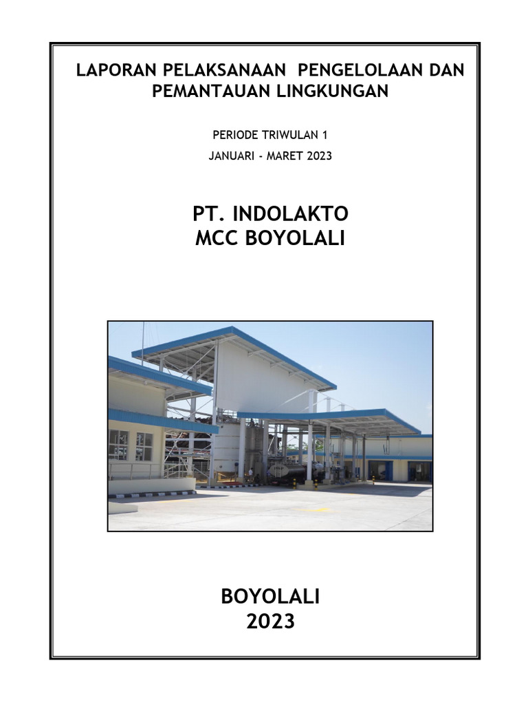 Laporan Ukl-Upl MCC (Jan, Feb, Mar) 2023 | PDF