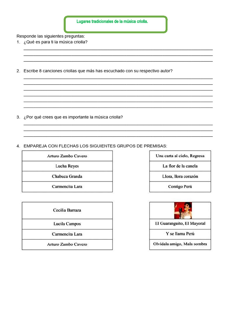 6° GRADO PS 26 de octubre - FICHA | PDF