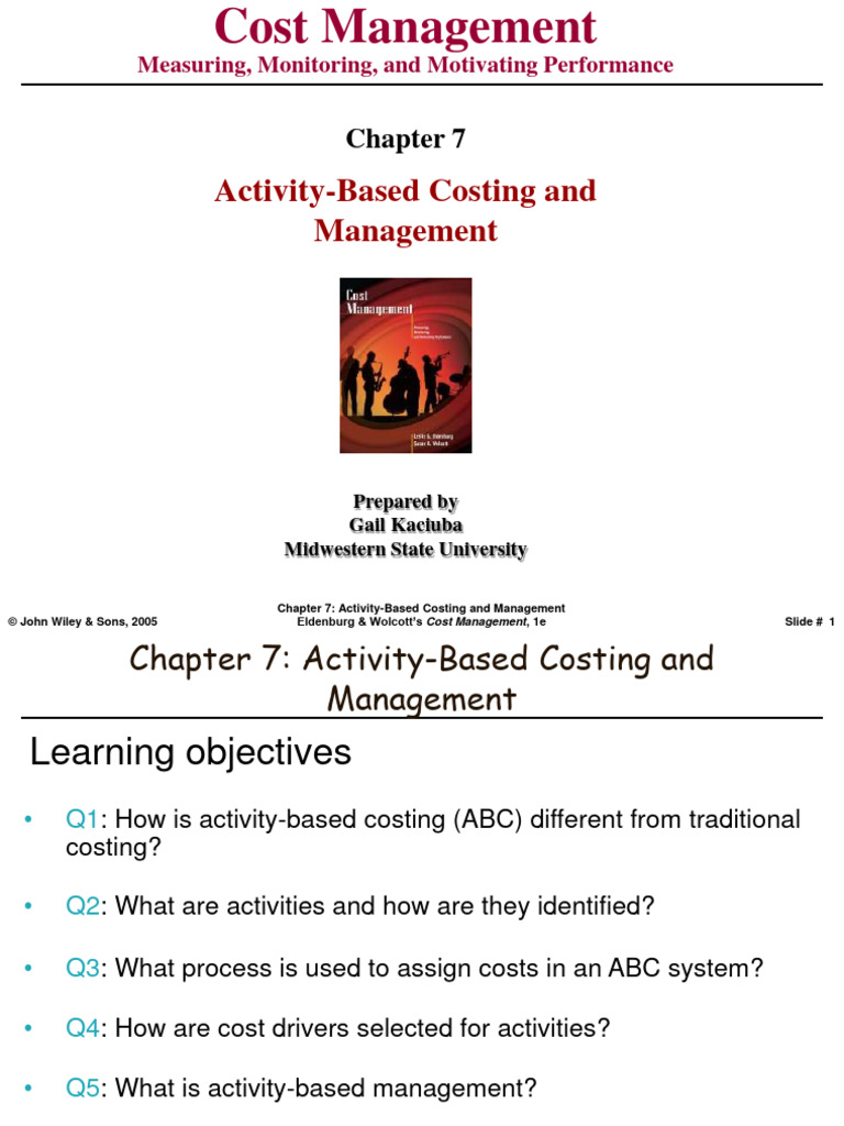 Ch07-AB Costing | PDF | Cost Accounting | Management Accounting