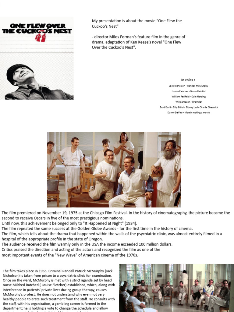 One Flew Over the Cuckoo's Nest Film Analysis | PDF