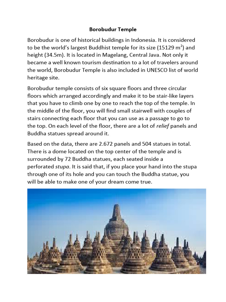 Borobudur Temple | PDF
