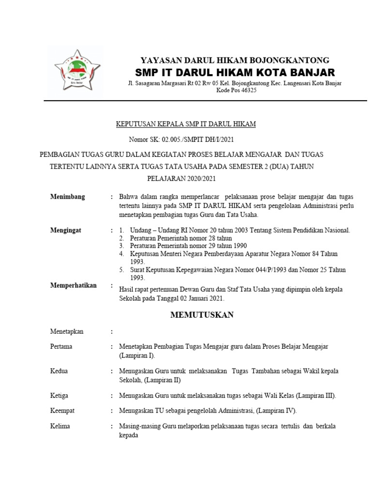 SKBM Tahun Pelajaran 2020-2021 Semster 2 | PDF
