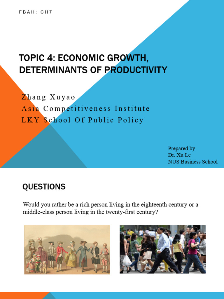Week 4 Economic Growth and Productivity | PDF | Economic Growth ...