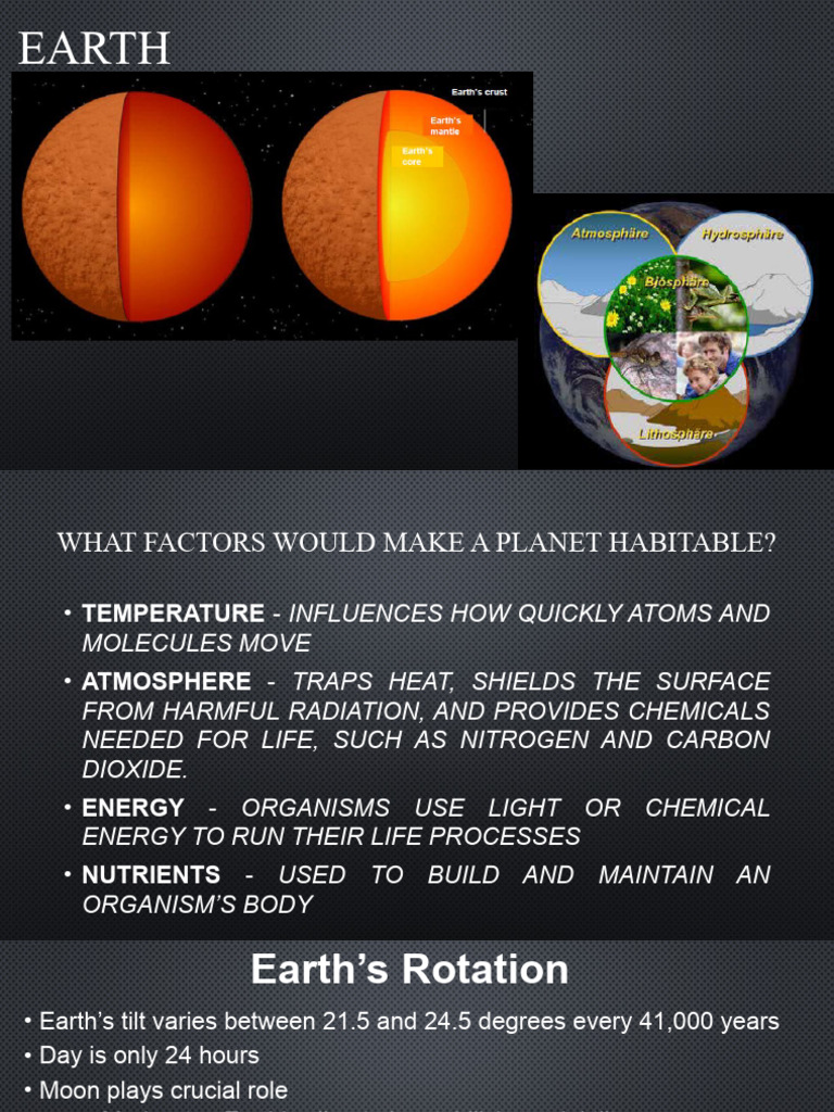 Lesson 3 Characteristics of Earth | PDF | Atmosphere | Earth