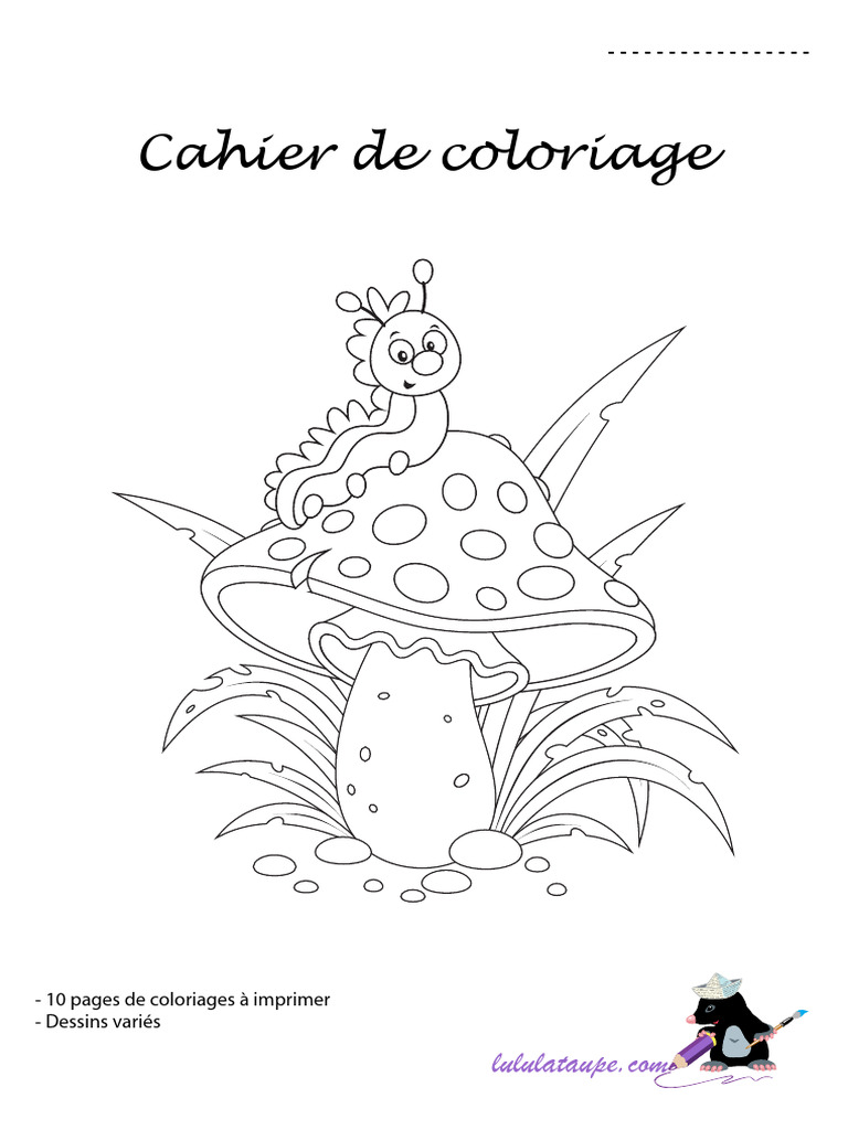 Cahier de coloriage à imprimer PDF | PDF | Art