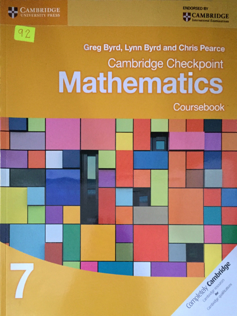 Maths Y7 CourseBook Chpt1-2 | PDF