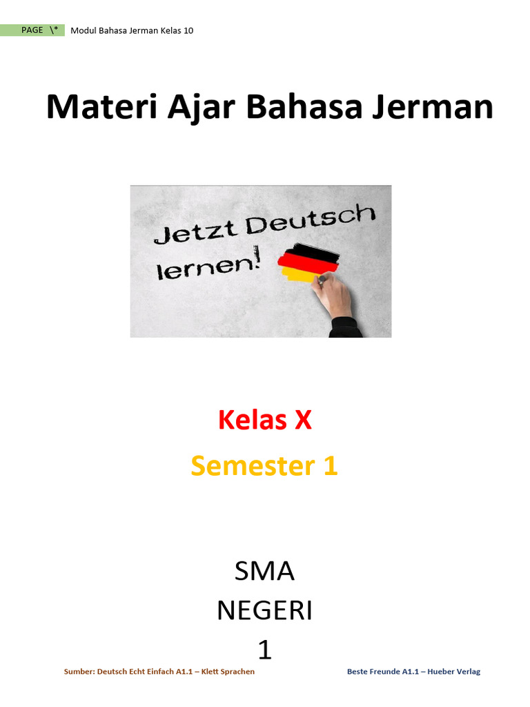 Modul Bajer Kelas X Sem 1 Print | PDF