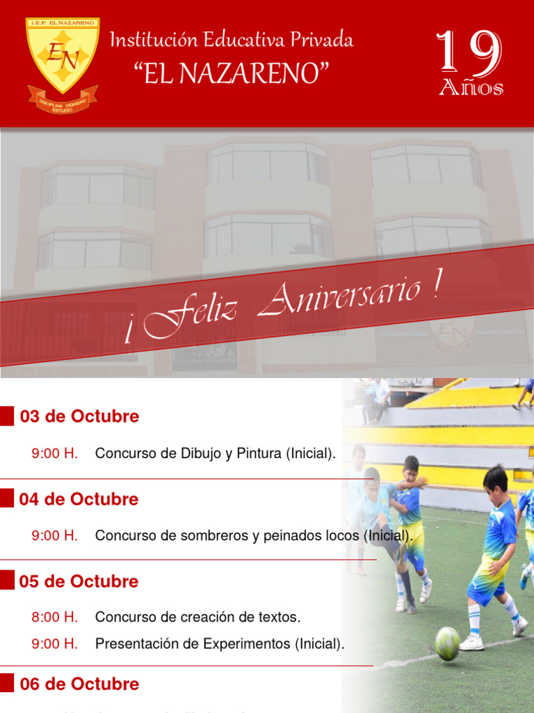 Programa Aniversario 2023 | PDF