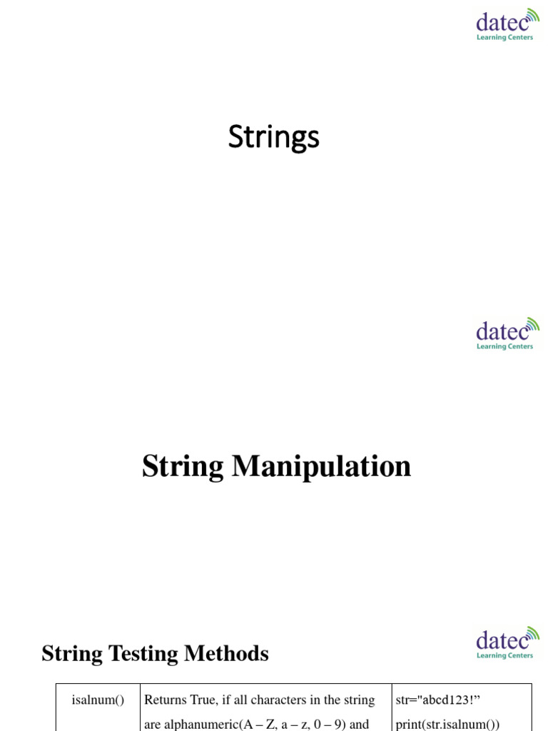 Strings | Download Free PDF | String (Computer Science) | Character ...