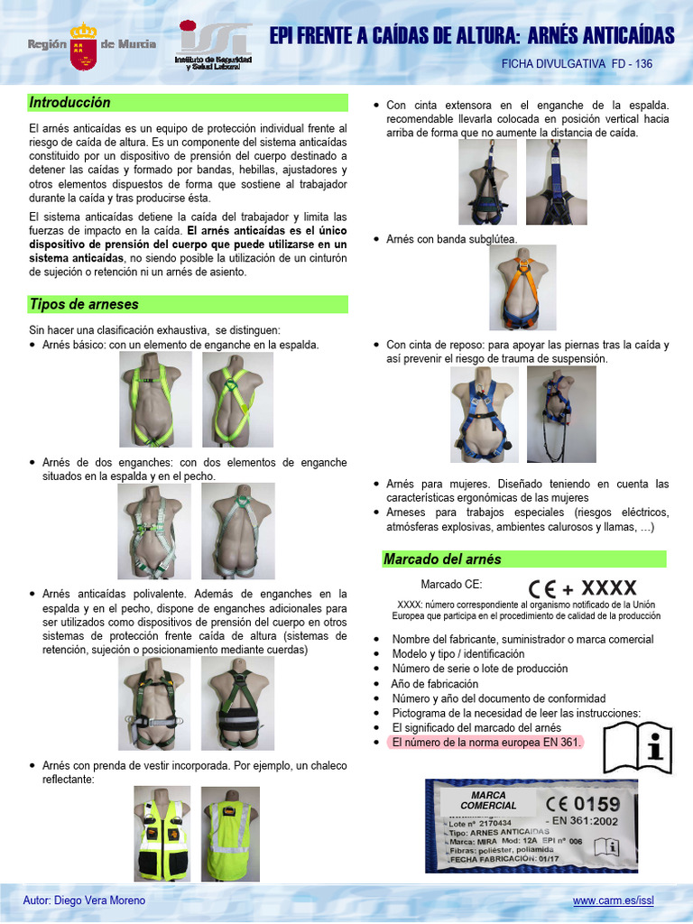 Arnés Anticaida | PDF | Conector eléctrico
