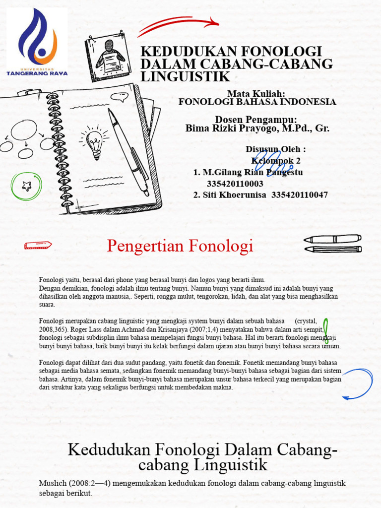 Kelompok 2 Fonologi Bahasa Indonesia | PDF