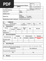 Material Review Board (MRB) Form: B-E Supplier Other | PDF | Business ...