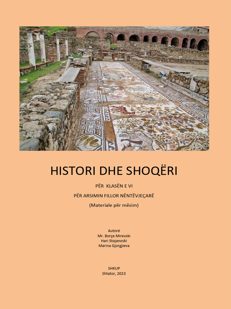 HISTORIA DHE SHOQERIA - Klasa 6 | PDF