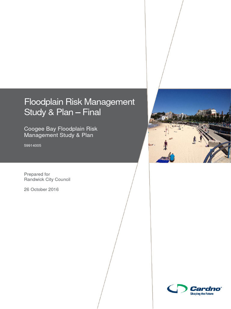 Coogee Bay FRMSP | PDF | Flood | Surface Runoff