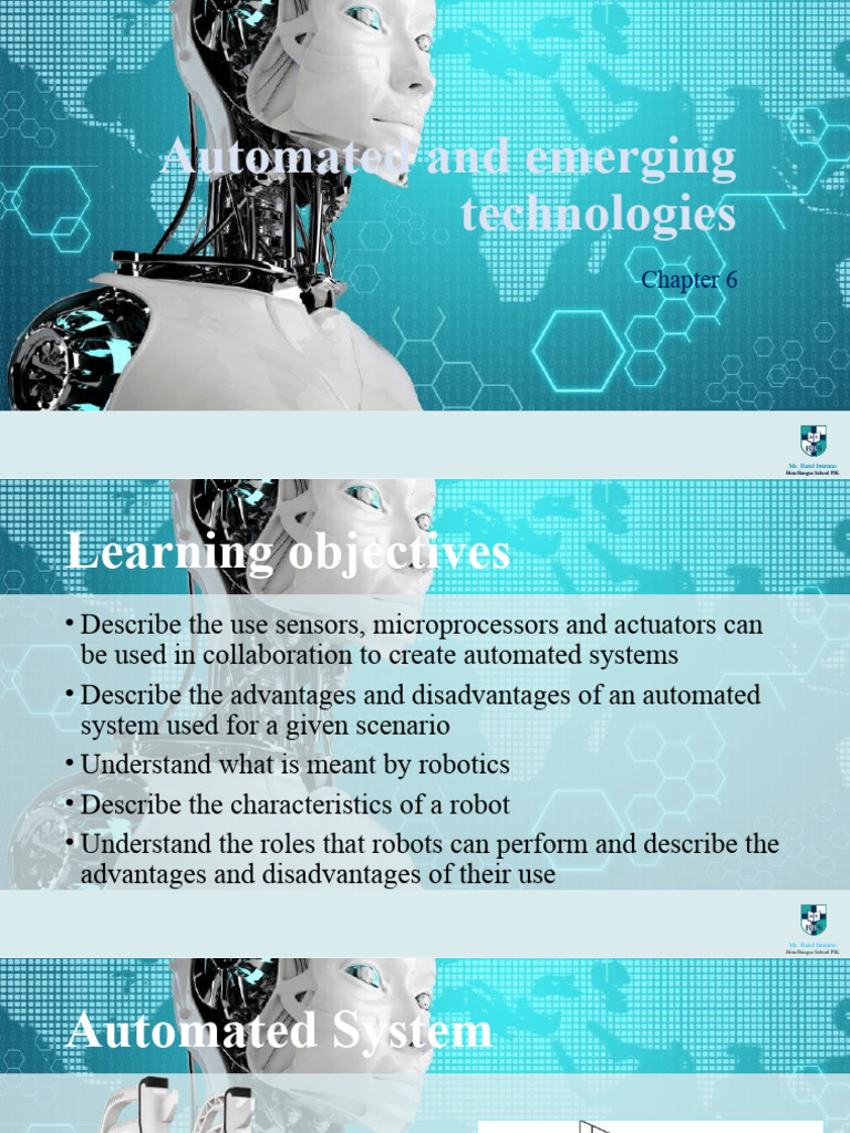 IGCSE Ch06 Automated and Emerging Technologies Sec 3 | PDF | Artificial Intelligence ...