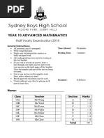 Cambridge Mathematics Interview Questions | PDF | Teaching Mathematics