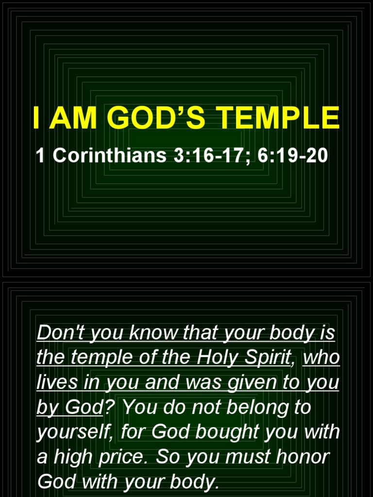 I am God's Temple | Worship | Temple | Free 30-day Trial | Scribd