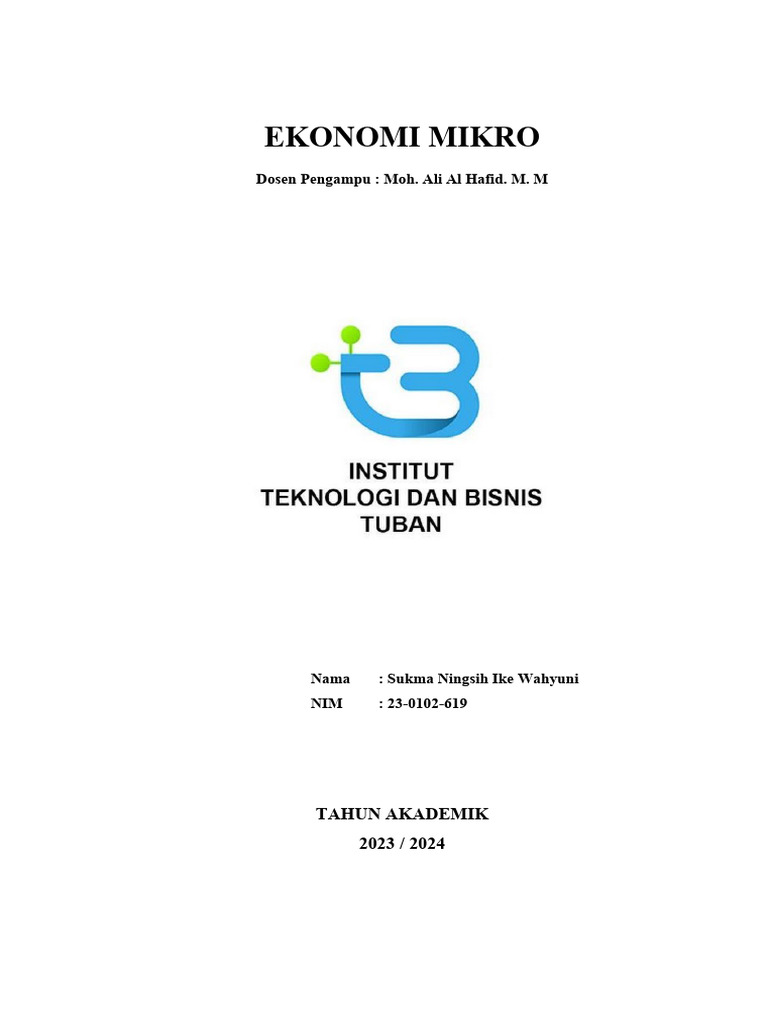 Ekonomi Mikro | PDF