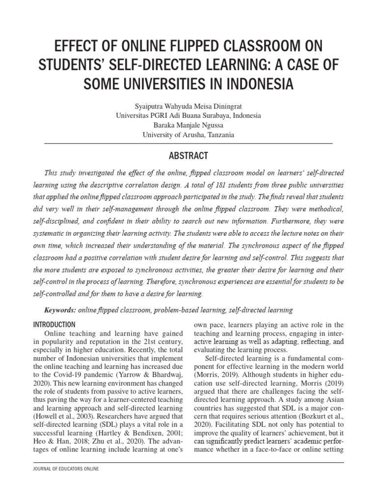 Ej 1363826 | PDF | Learning | Educational Technology