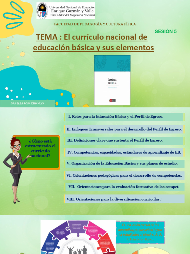 Elementos de Curriculo Nacional | PDF | Plan de estudios | Evaluación