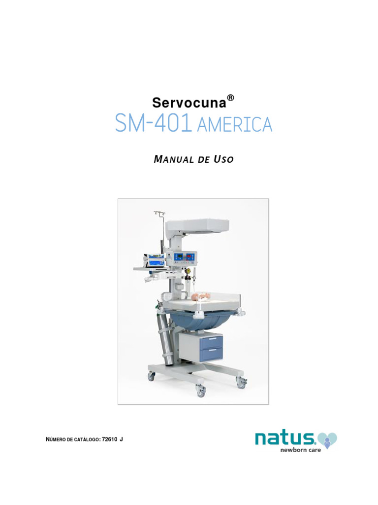 Medix (Natus, Servocuna) SM-401 Infant Radiant Warmer - User Manual (Es ...