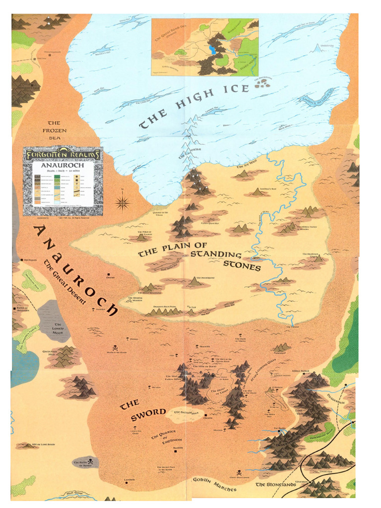 Anauroch Map | PDF