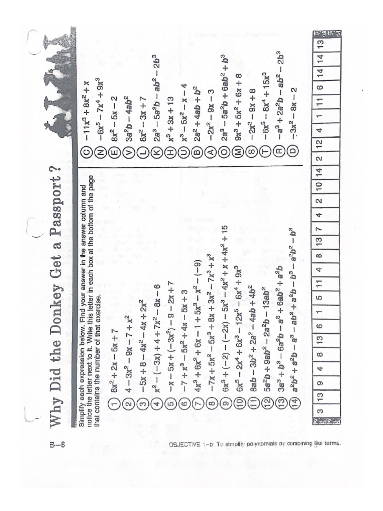 Adding And Subtracting Polynomials Practice No Brackets Pdf