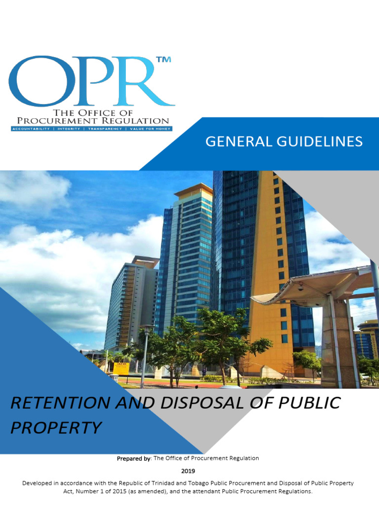 Retention & Disposal of Public Property (DRAFT | PDF | Risk | Records ...