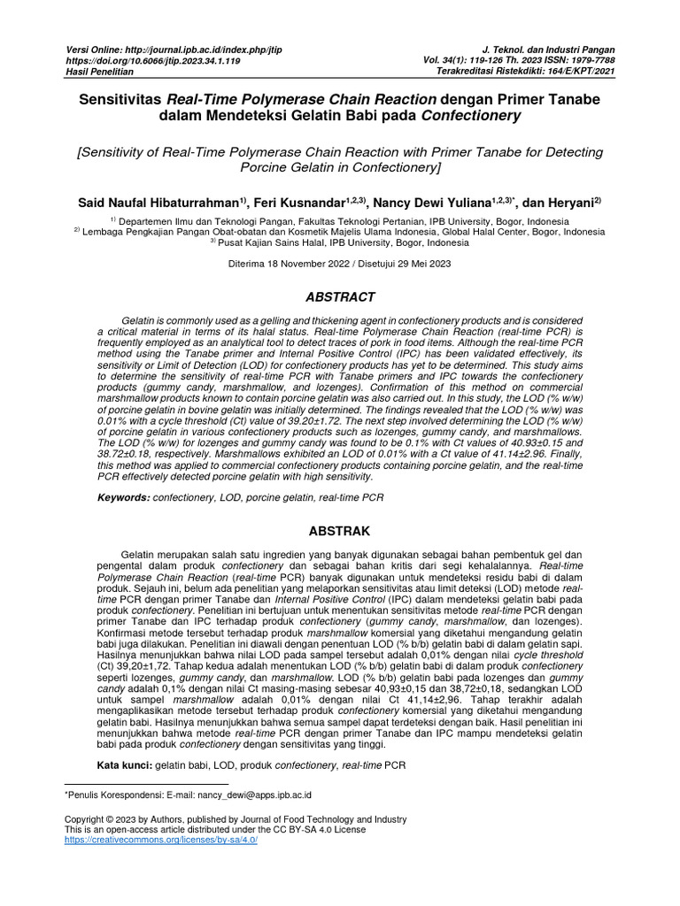 PCR Gelatin Permen | PDF | Reaksi Berantai Polimerase | Marshmallow