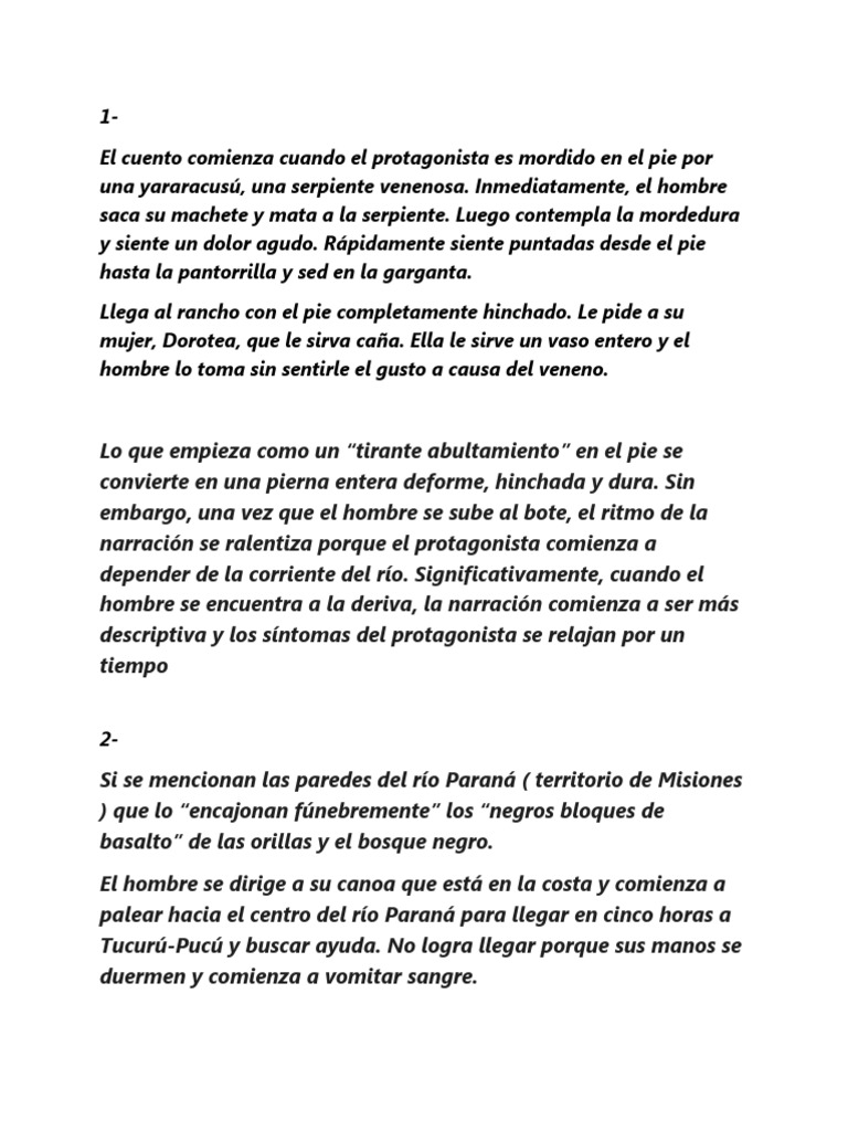 A La Deriva de H Quiroga | PDF