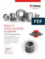 Cemented Tunsten Carbide Metalforming Grades Chart | PDF | Steel ...