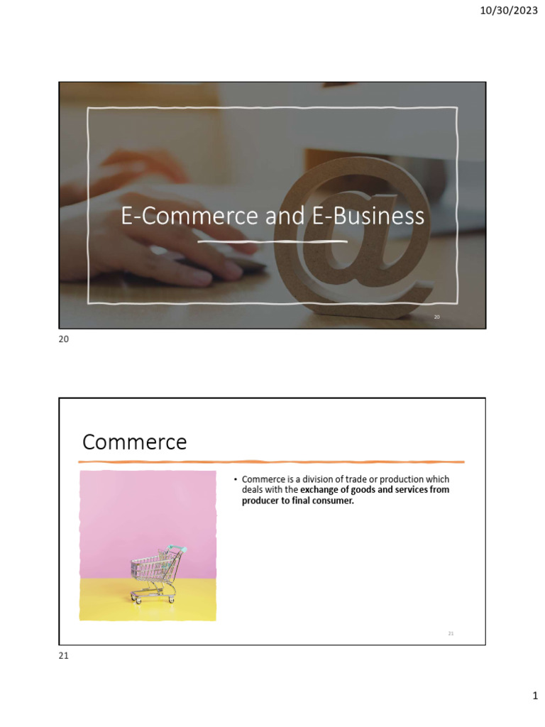 Lec 02 | PDF | E Commerce | Electronic Business