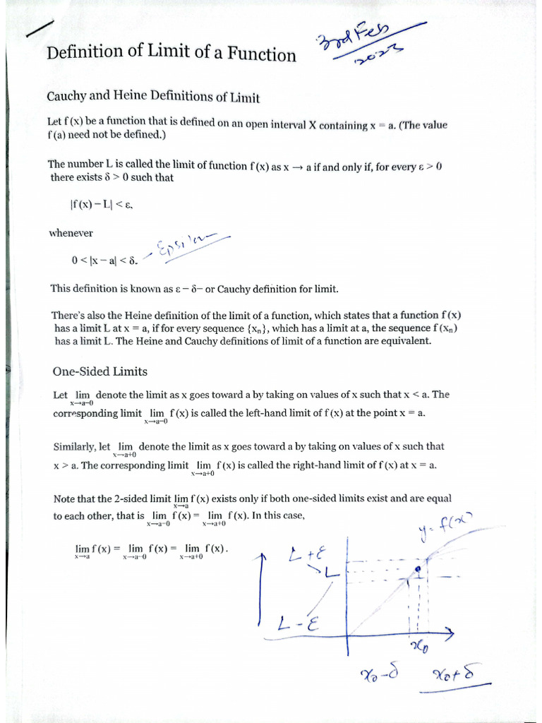 Calculas Limit File | PDF