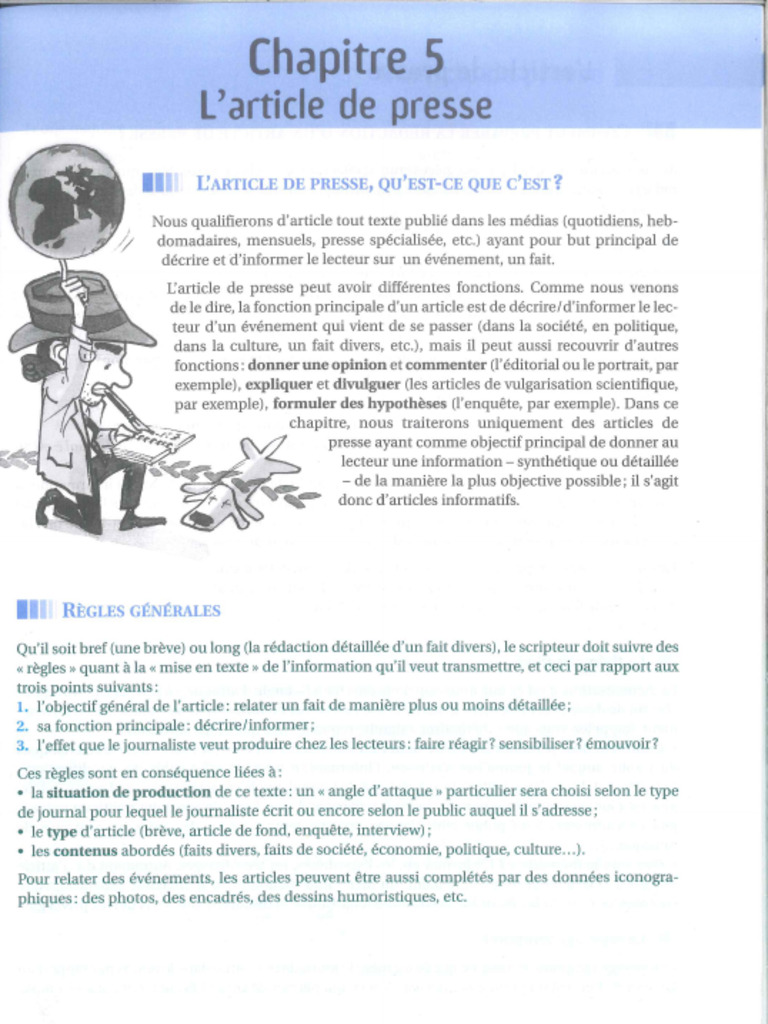 L'article de Presse | PDF