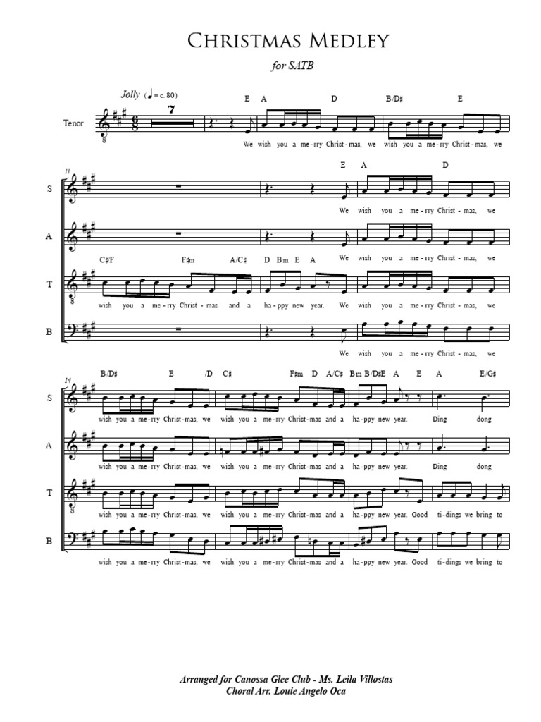 Christmas Medley | PDF
