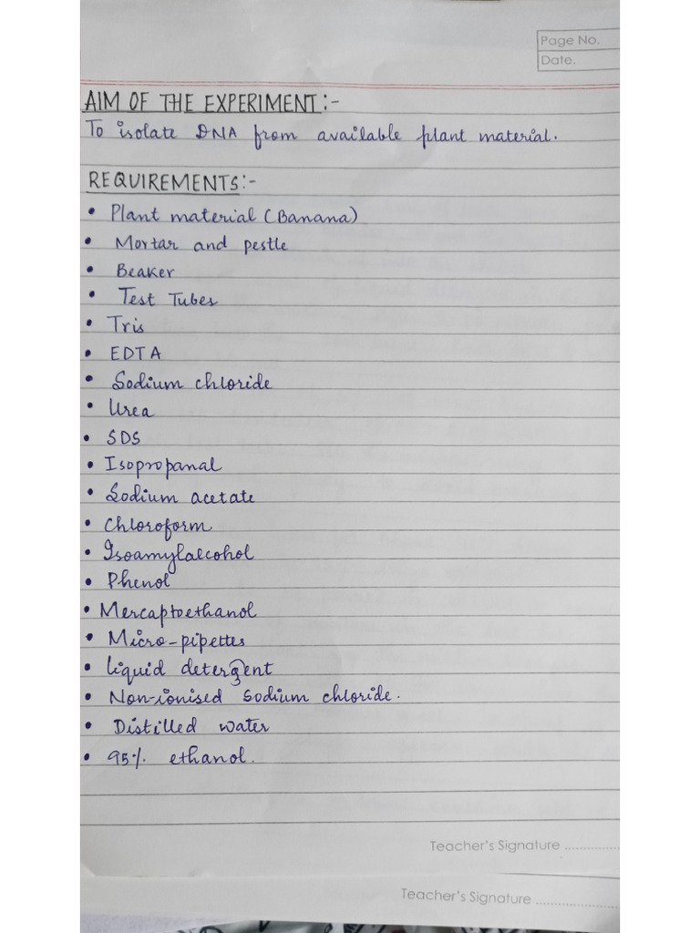 Bio Experiment - 10 | PDF