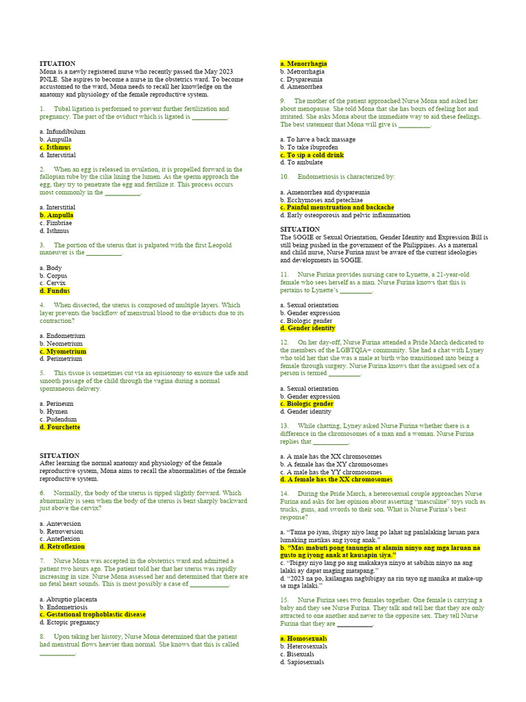 Np2 Recalls 4 | PDF | Pregnancy | Childbirth