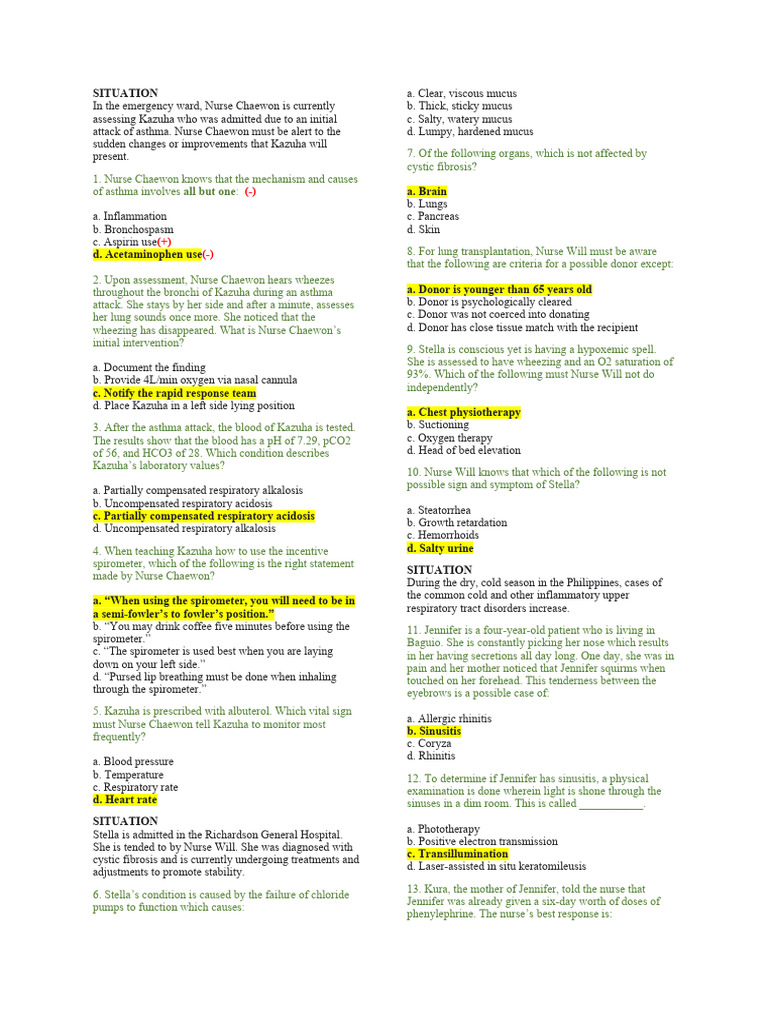 Np3 Recalls 4 | PDF | Medical Ethics | Electrocardiography