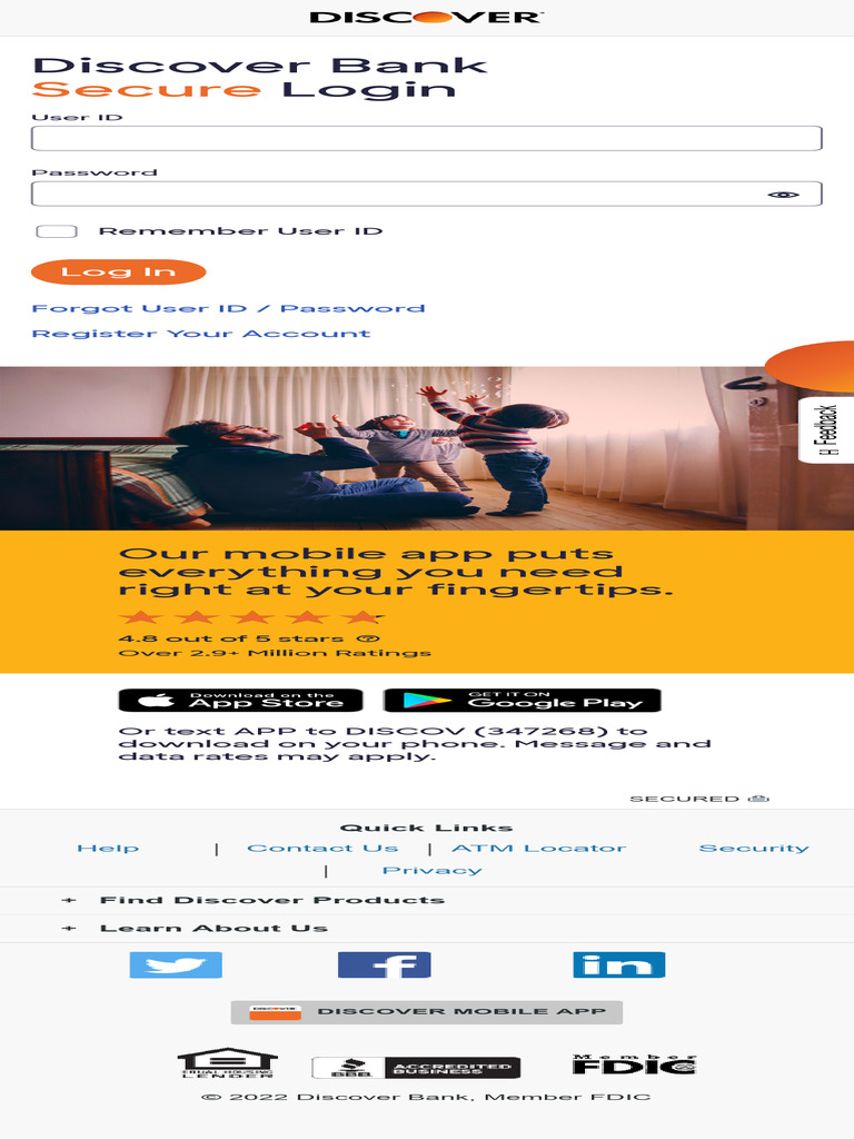 Discover Bank Account Center Log in Register for Discover Bank Account ...
