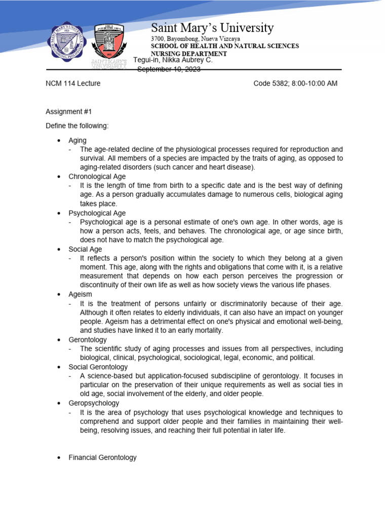 114 Assignment Pdf Self Actualization Behavioural Sciences 