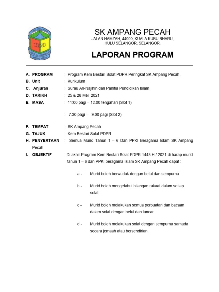 Laporan KBS 1 | PDF