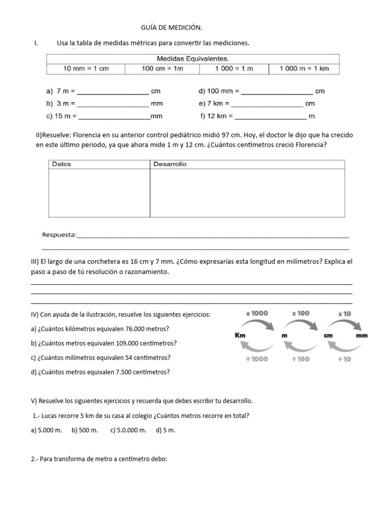 Guia de Unidades de Medida | PDF