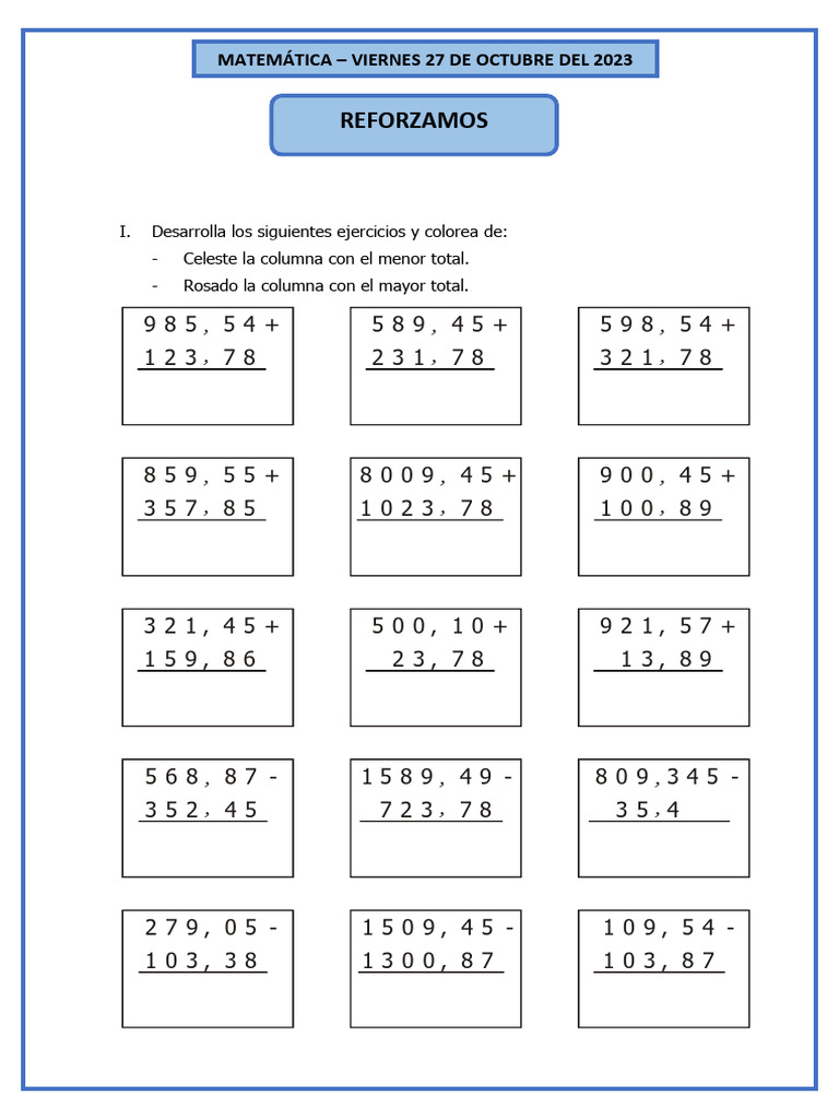 Ficha 75 Matemática 2023 | PDF