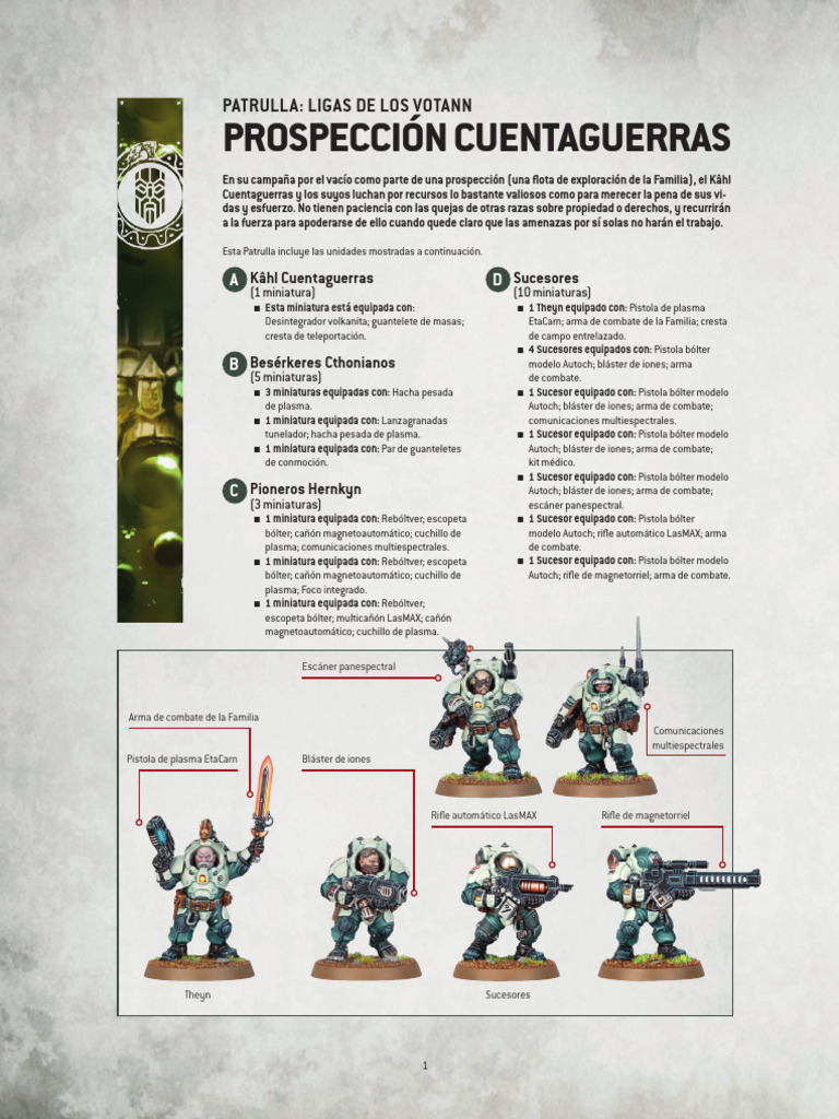 Votann | PDF | Ciencia militar | Militar