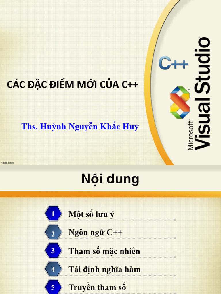 Chuong 01 - Cac Dac Diem Moi Cua C++ | PDF