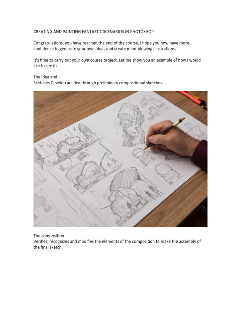 Creating and Painting Fantastic Scenarios in Photoshop | PDF