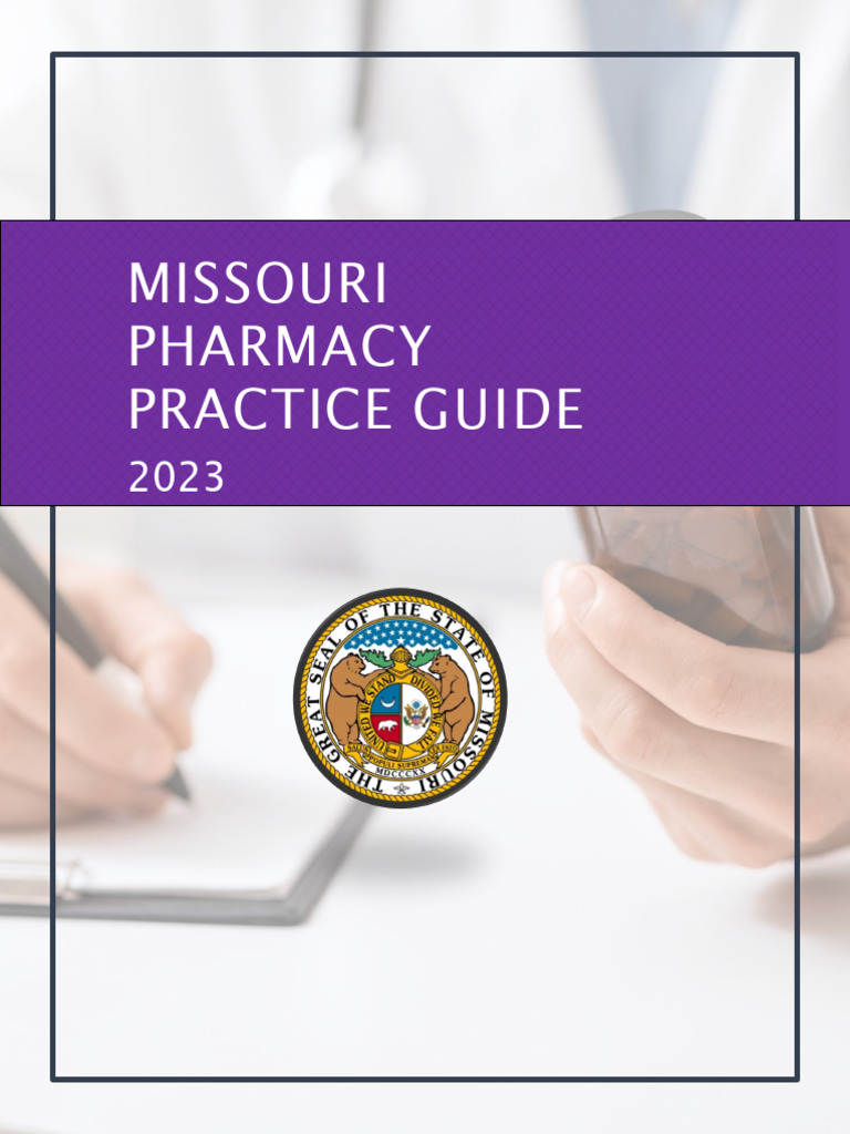 Missouri Pharmacy Practice Guide 2023 | PDF | Pharmacist | Medical ...
