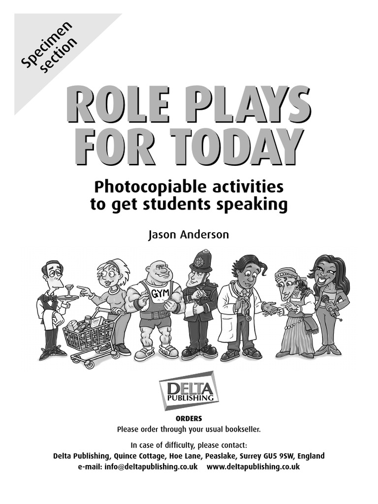 Role Plays for English Speaking Skills | PDF | Linguistics