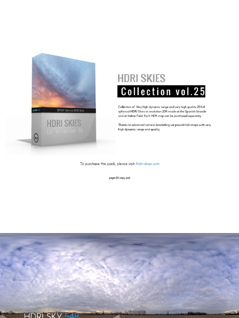 Hdri Skies Pack 25 | PDF