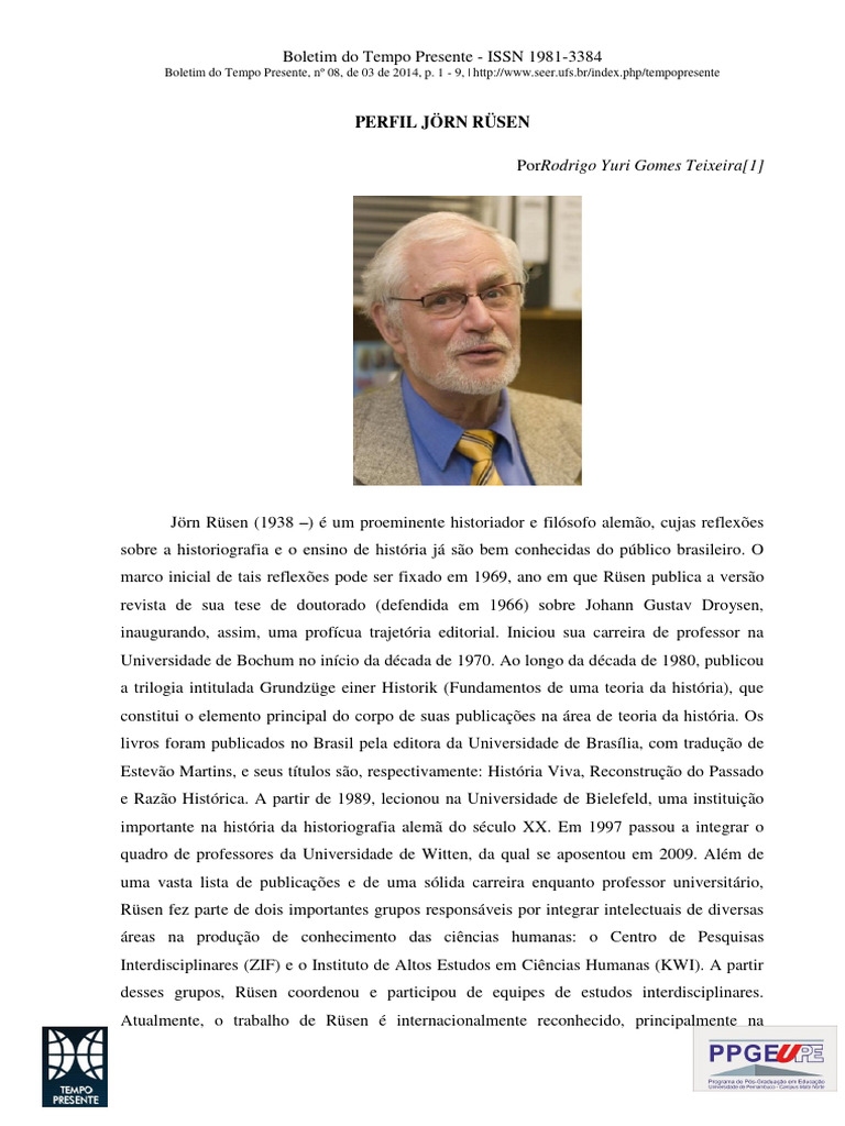 Biografia de Rusen | PDF | Science | Historiografia